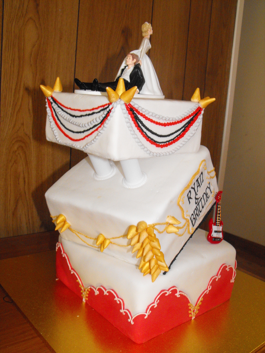 Heavy Metal Rockers Wedding Cake - CakeCentral.com