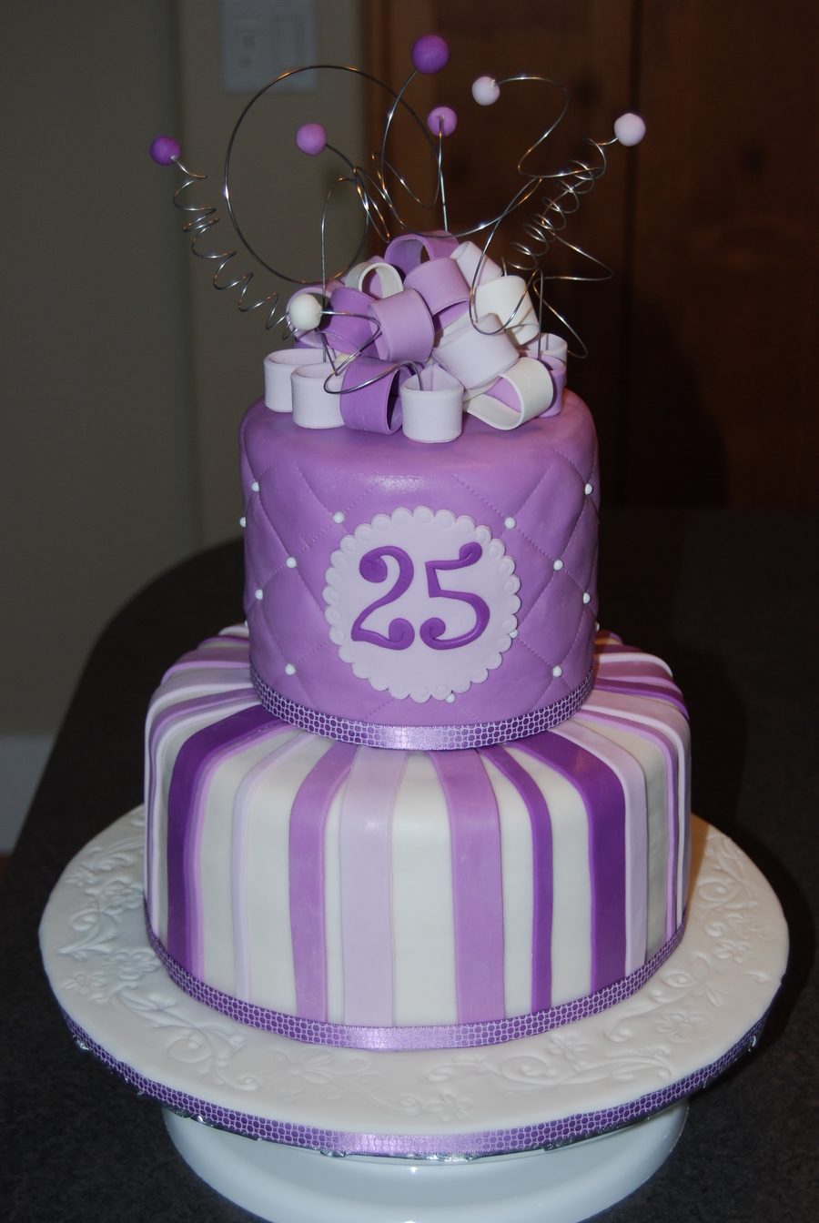 25Th Birthday Cake - CakeCentral.com