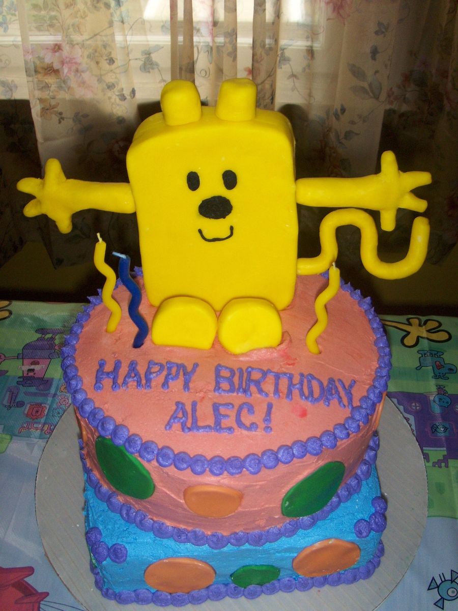 Sculpted Wow Wow Wubbzy Cake - CakeCentral.com