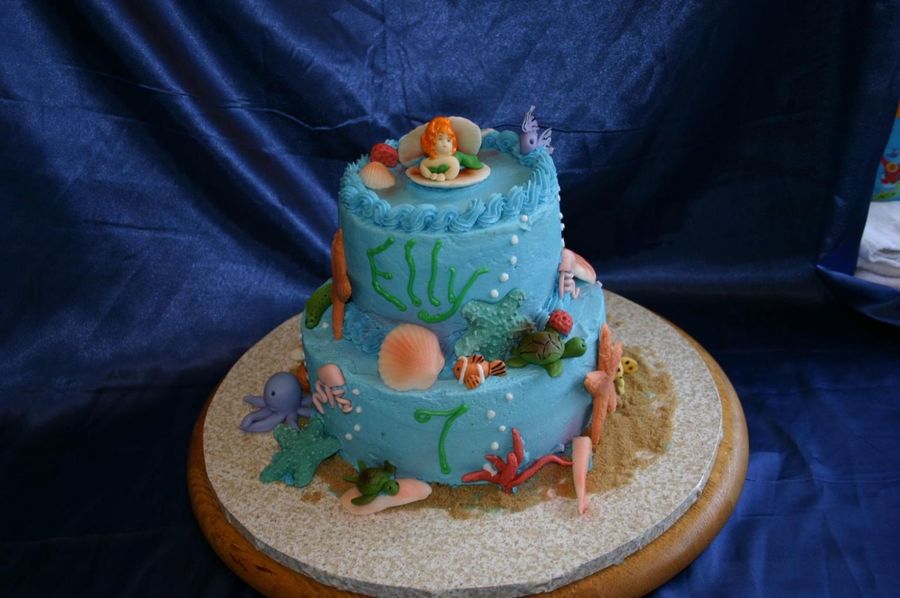 Underwater Birthday Cake - CakeCentral.com