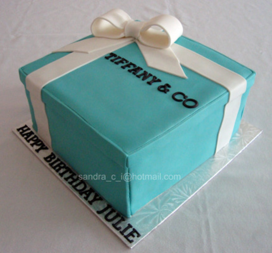 Tiffany Box Cake - CakeCentral.com