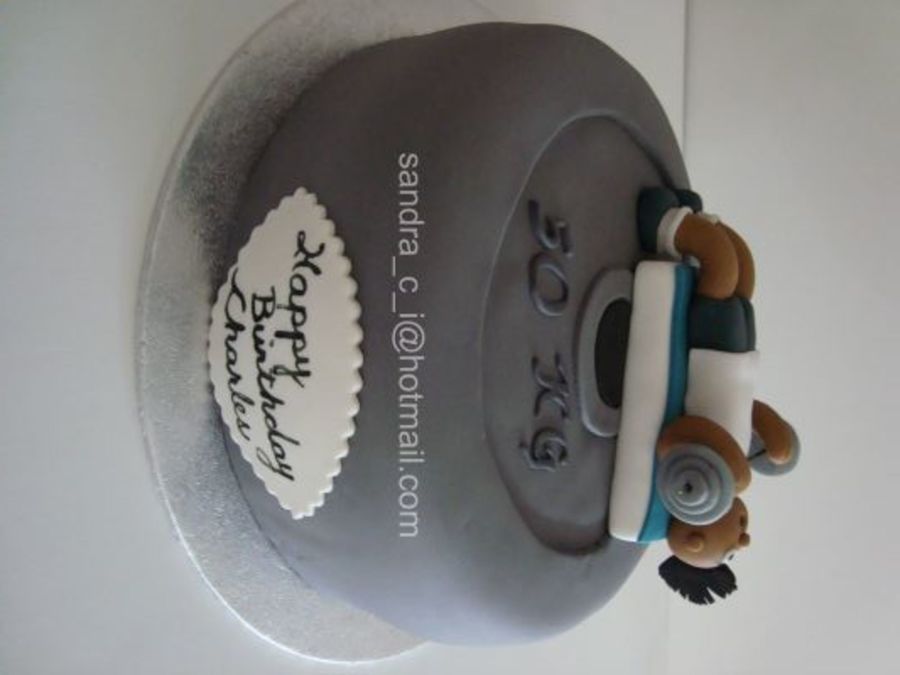 Weightlifter Cake - CakeCentral.com