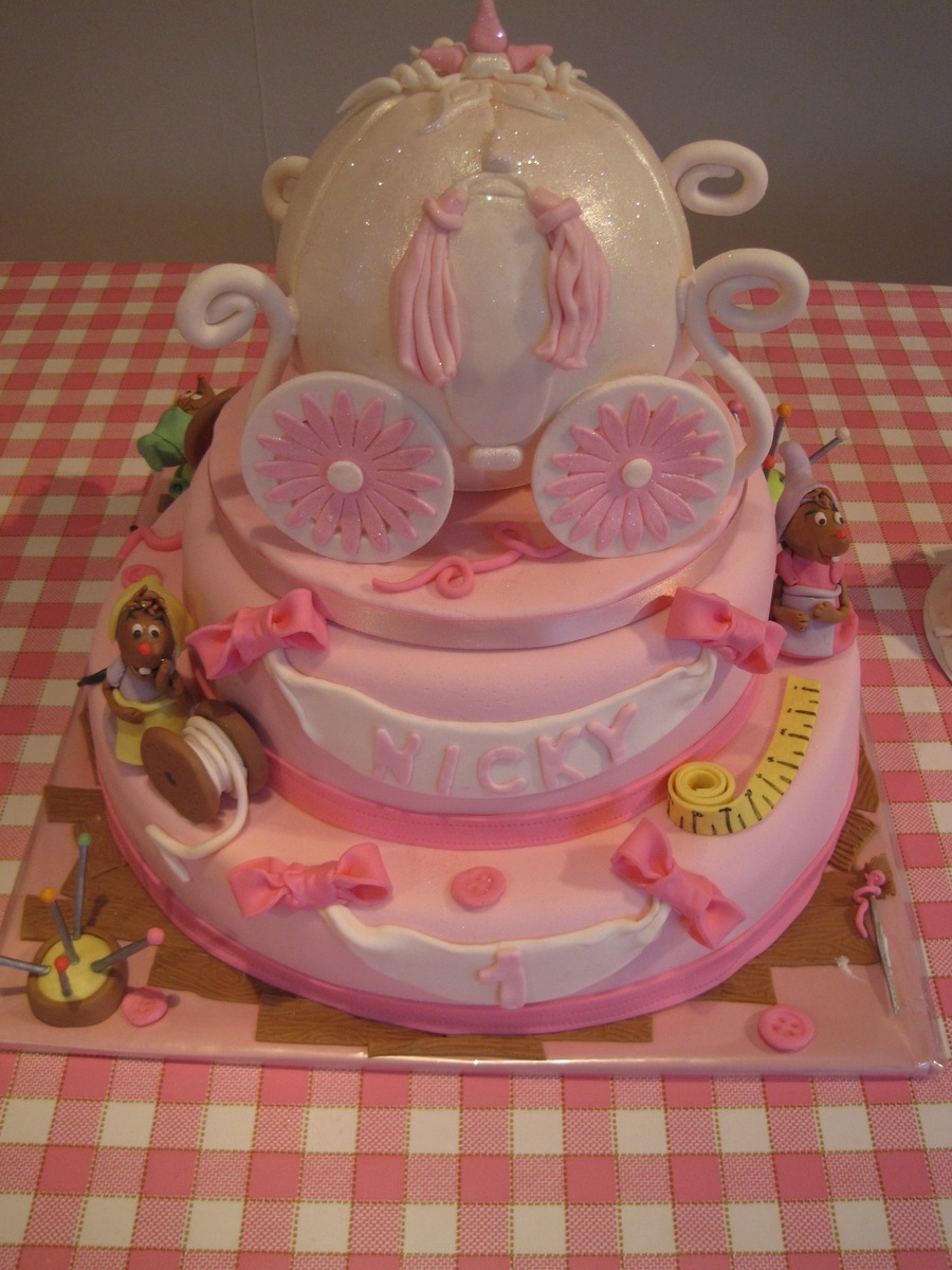 Cinderella Cake - CakeCentral.com