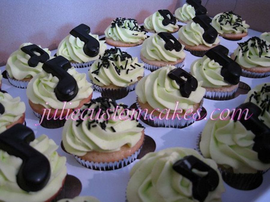 Music Notes Cupcakes - CakeCentral.com