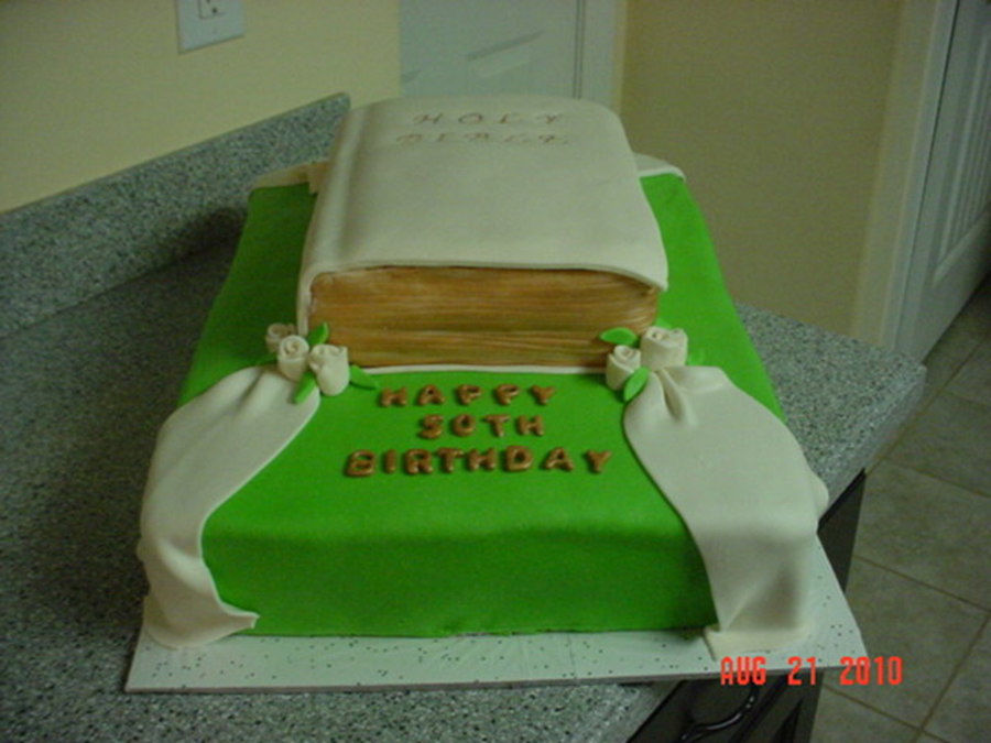 Bible Cake - CakeCentral.com