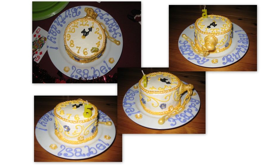 White Rabbit's Pocket Watch - CakeCentral.com