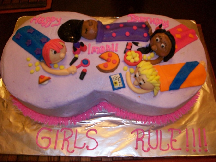Slumber Party Cake - CakeCentral.com