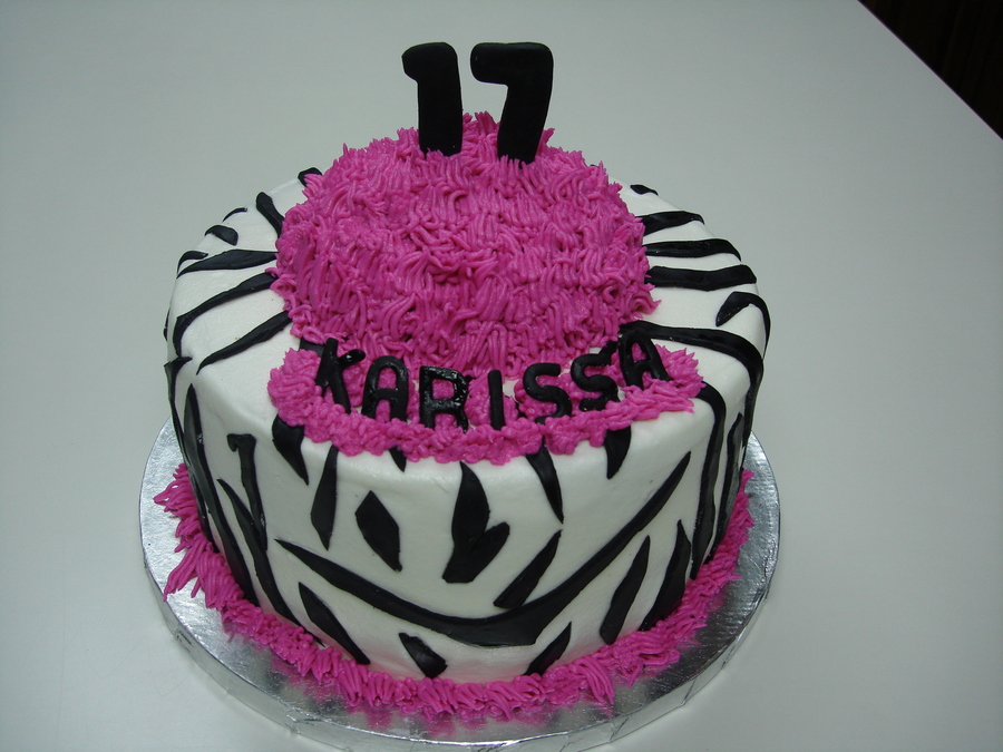 Pink Zebra - CakeCentral.com