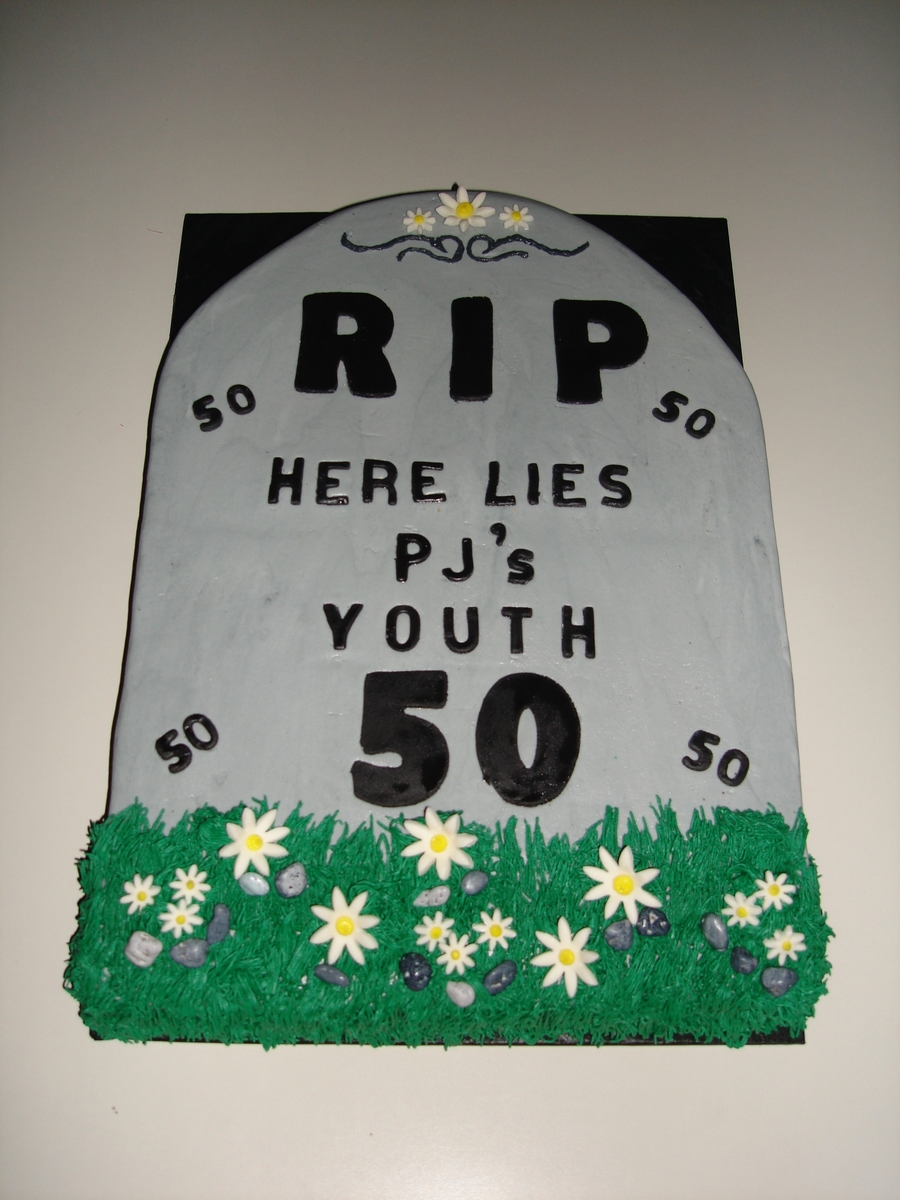 Tombstone Cake - CakeCentral.com