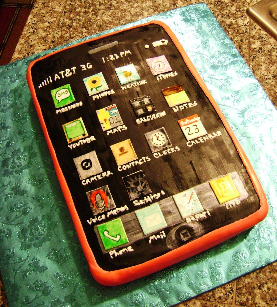 Iphone Cake - CakeCentral.com