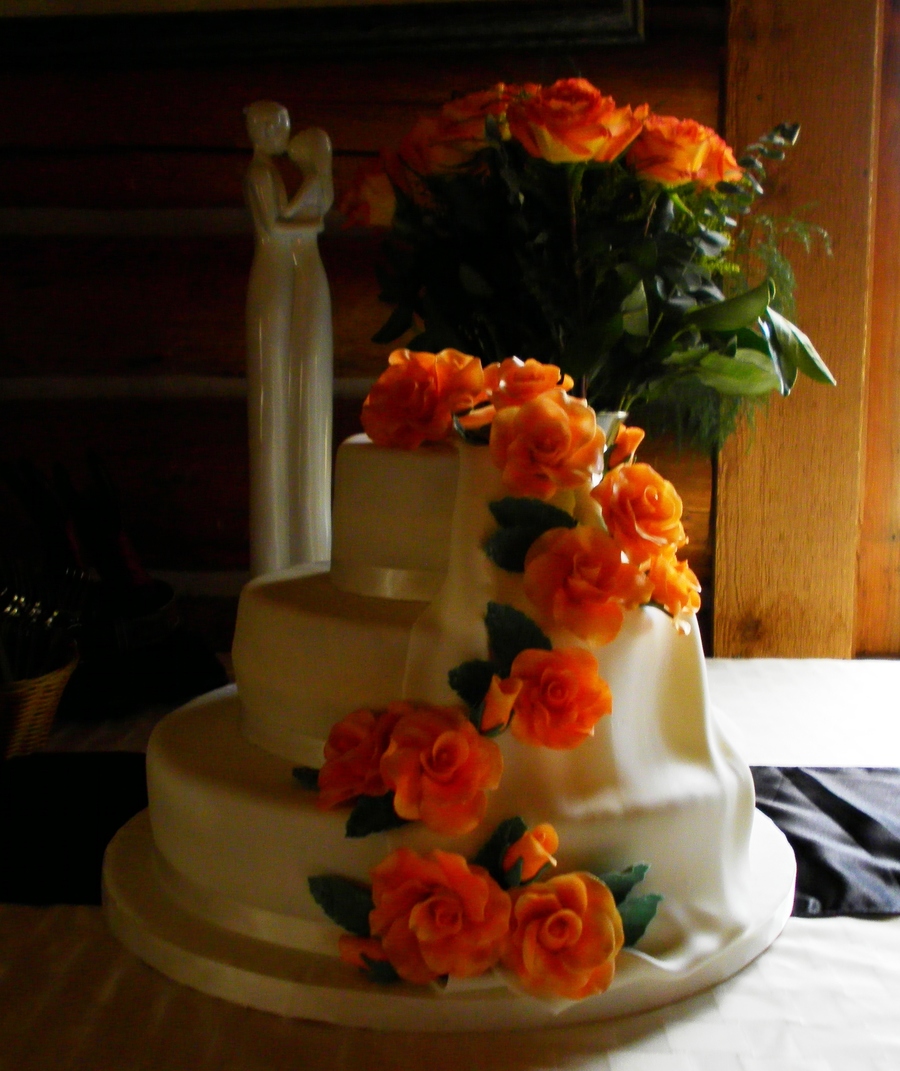 Orange Roses - CakeCentral.com