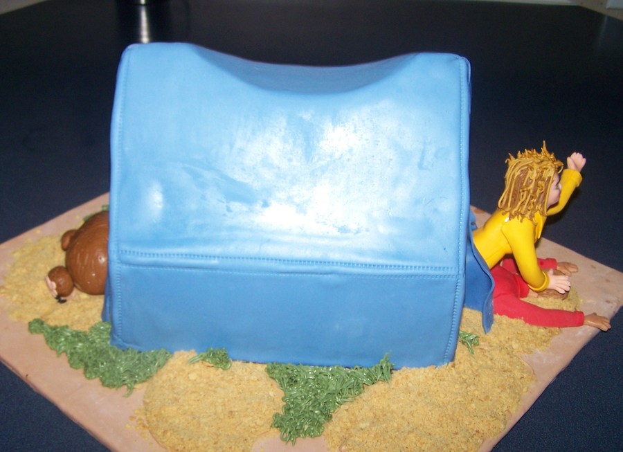 Camping Tent Cake - CakeCentral.com