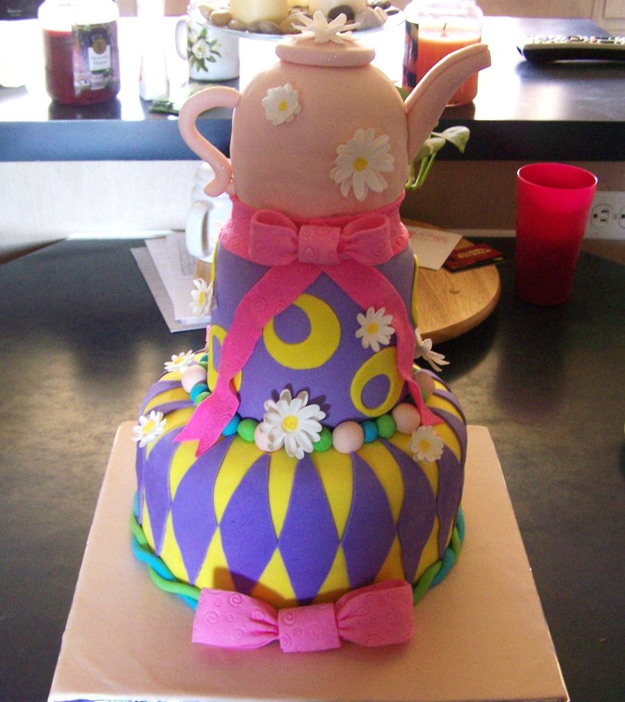 Teapot Cake - CakeCentral.com