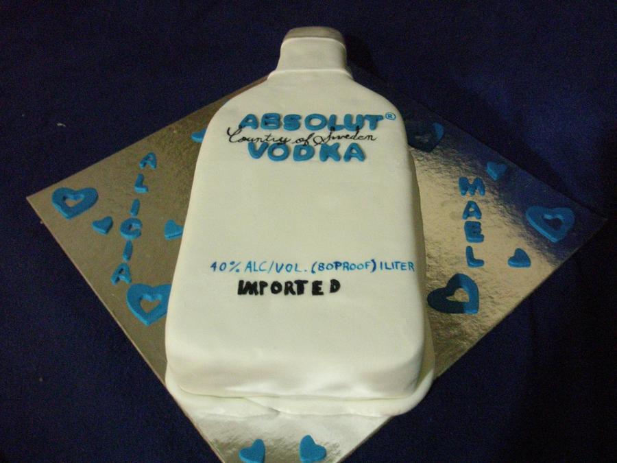Absolut Vodka Cake - CakeCentral.com