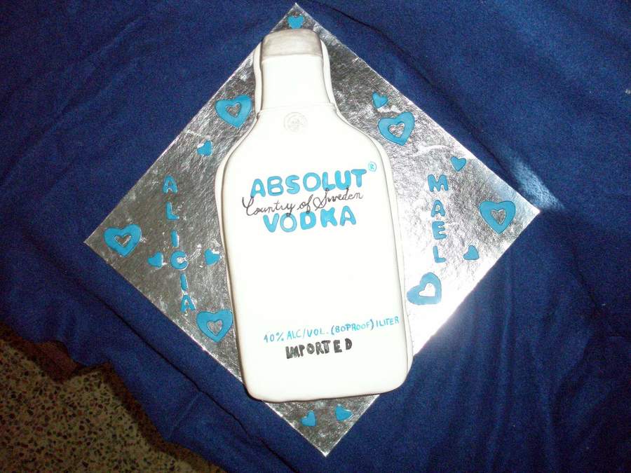 Absolut Vodka Cake - CakeCentral.com