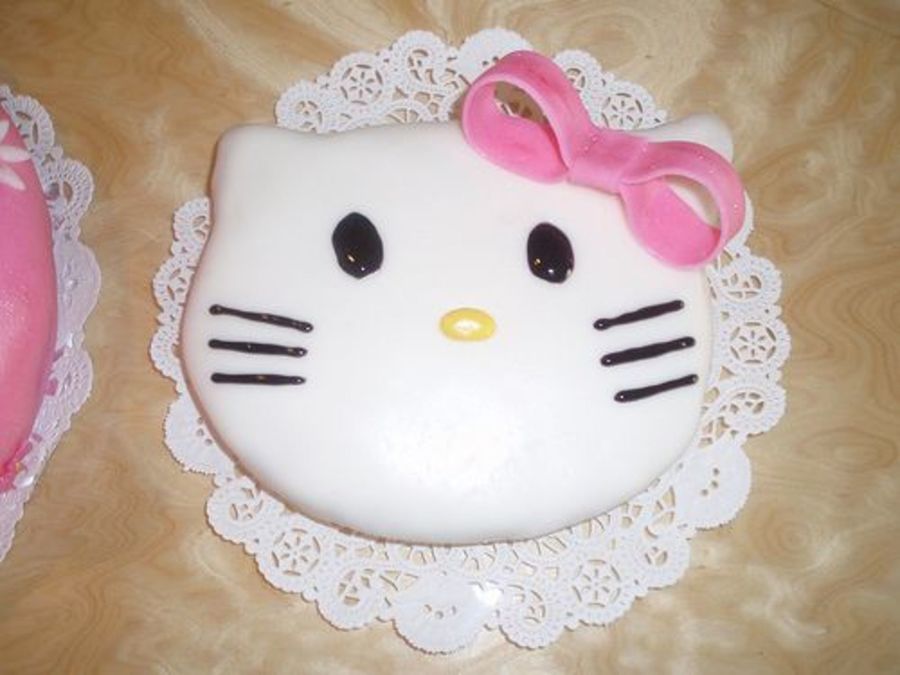 Hello Kitty Face - CakeCentral.com