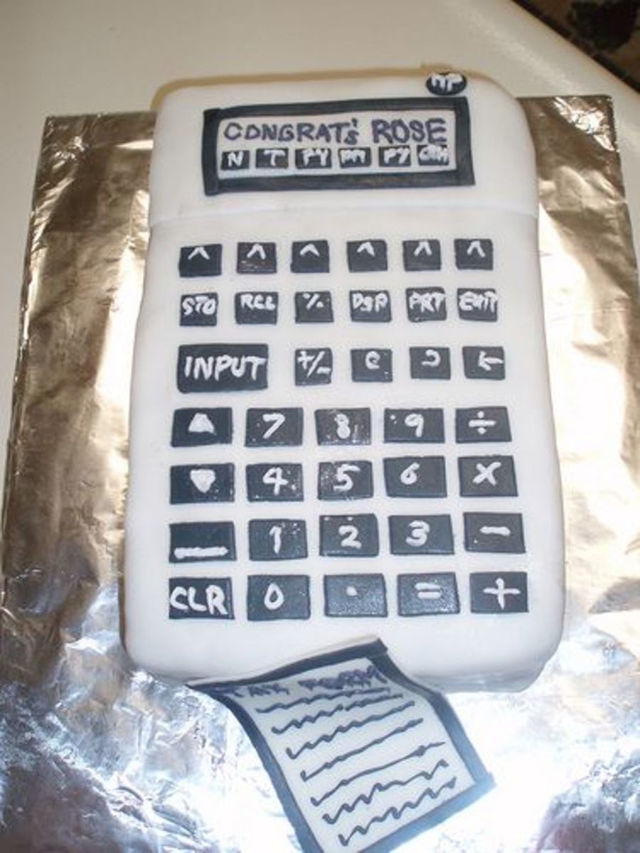 Calculator Cake - CakeCentral.com