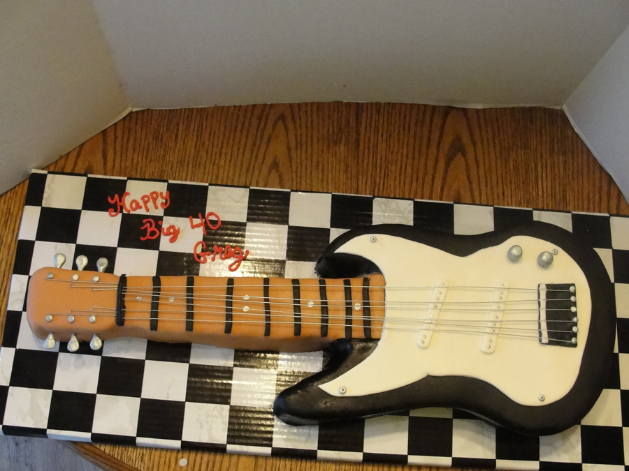 Electric Guitar Cake - CakeCentral.com