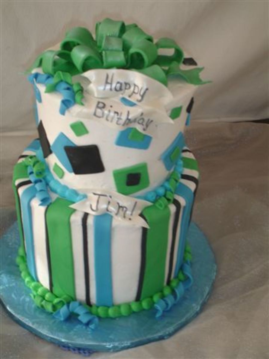 Whimsical Birthday Cake - CakeCentral.com