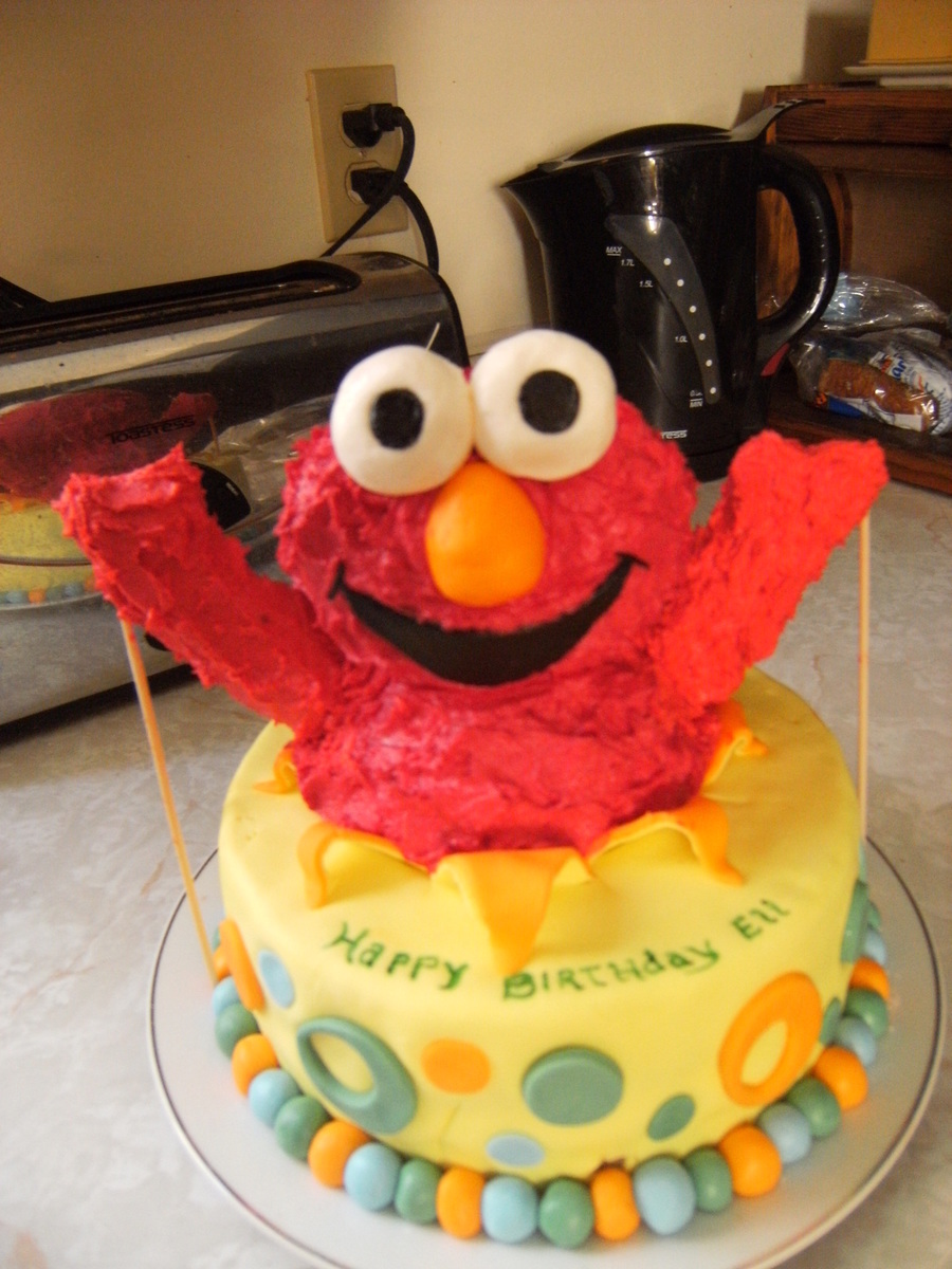 Elmo Surprise - CakeCentral.com