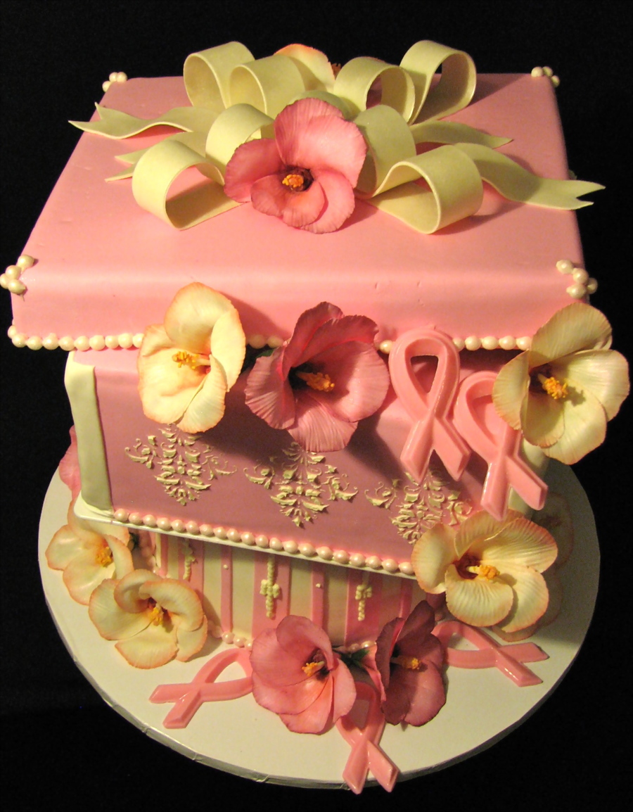 Breast Cancer Awareness Cake - CakeCentral.com