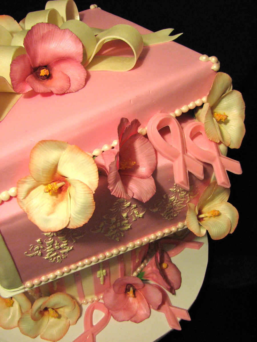 Breast Cancer Awareness Cake - CakeCentral.com