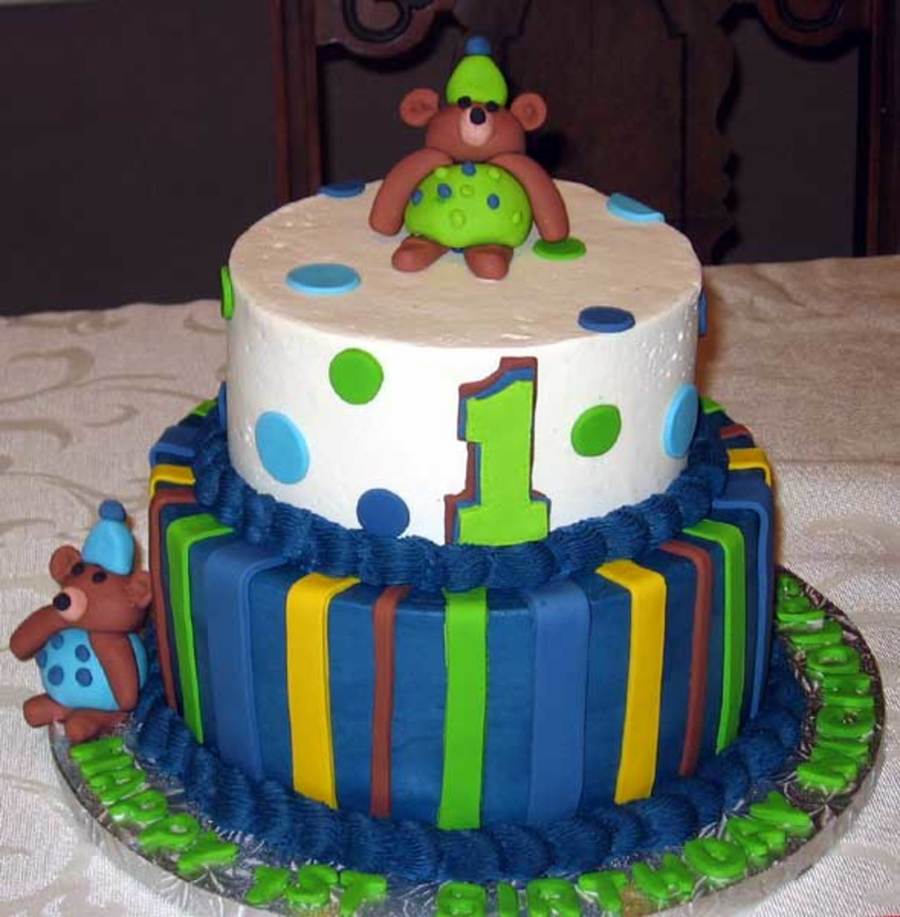 Beary 1St Birthday - CakeCentral.com
