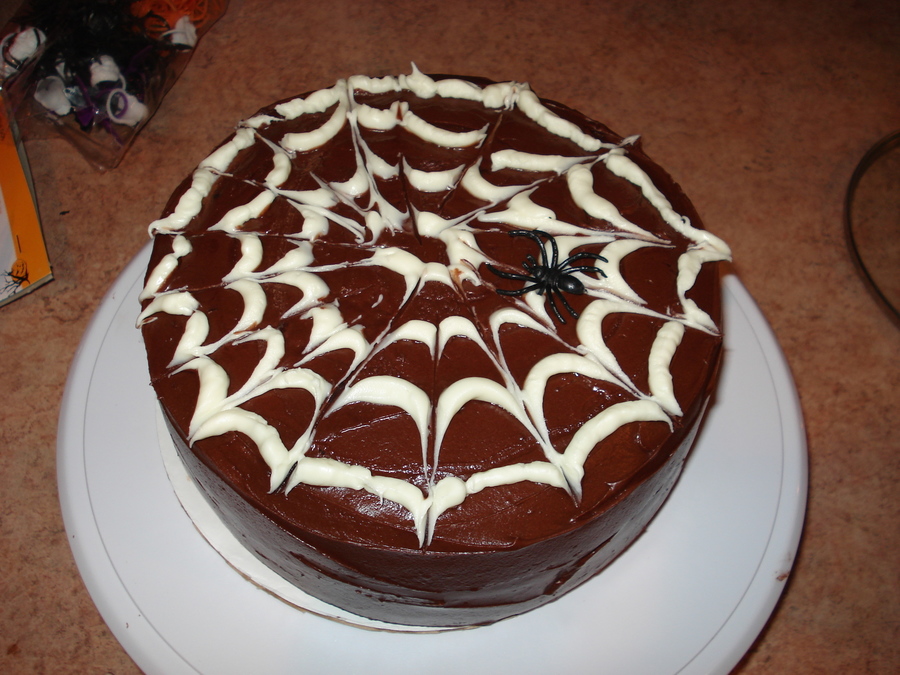 Spider Web Cake - CakeCentral.com