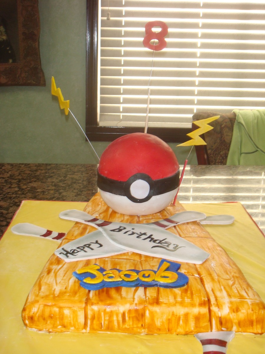 Pokemon Bowling Cake - CakeCentral.com