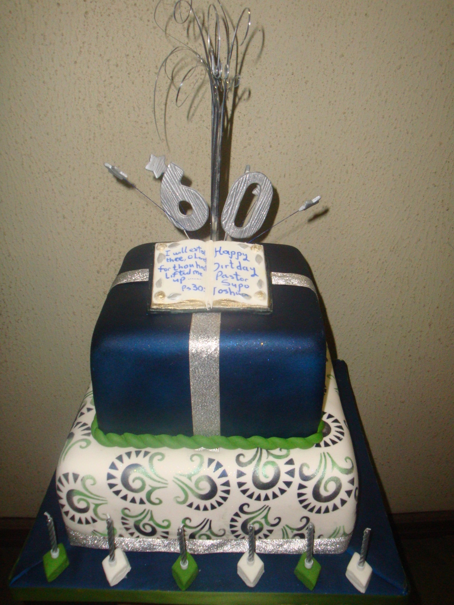 60Th Birthday Cake - CakeCentral.com