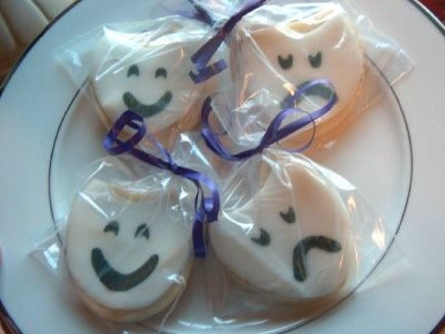 Drama Club Cookies - CakeCentral.com