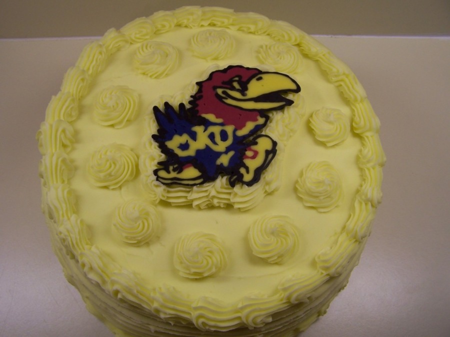 Jayhawk Birthday Cake - CakeCentral.com