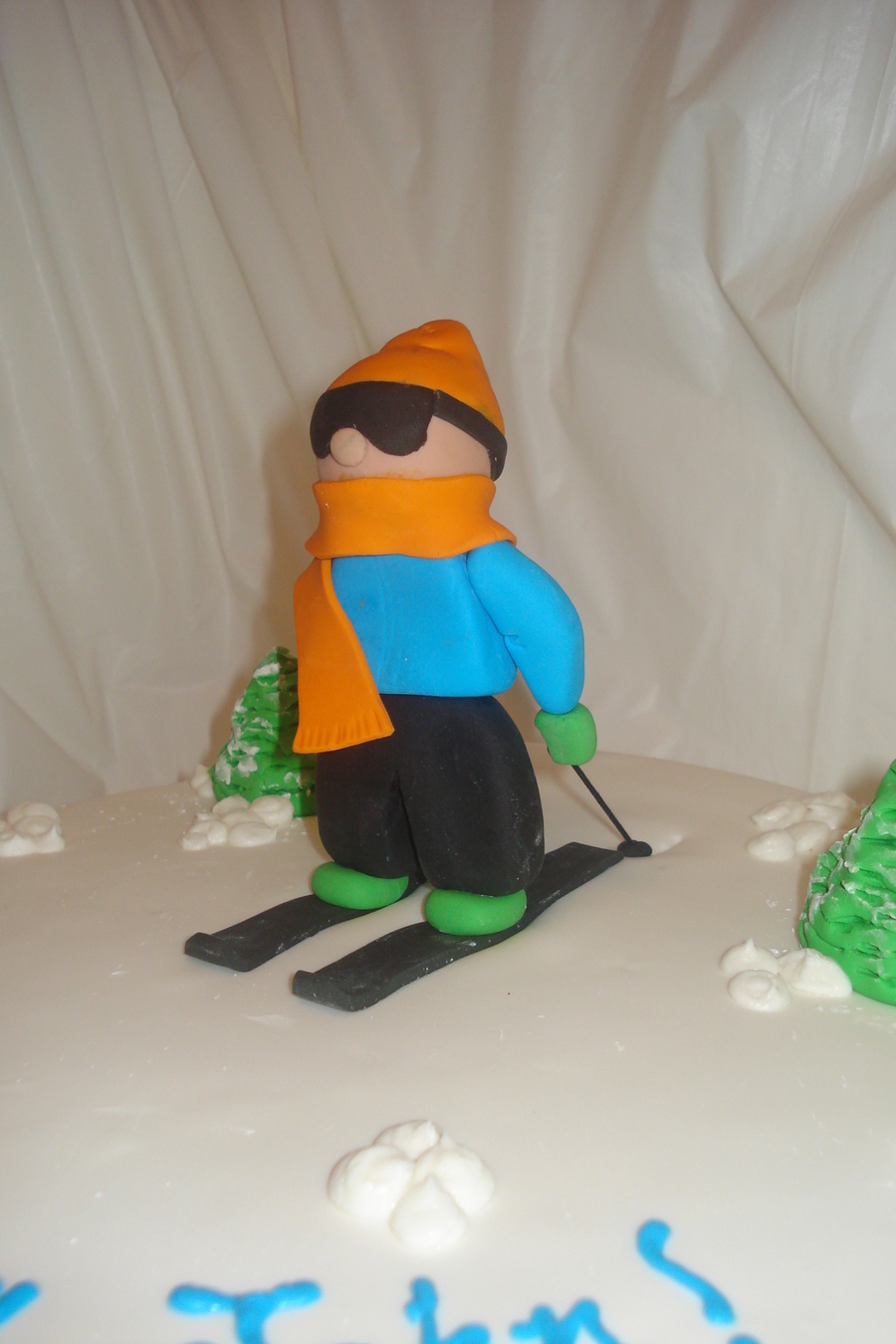 Skiing Themed Cake - CakeCentral.com