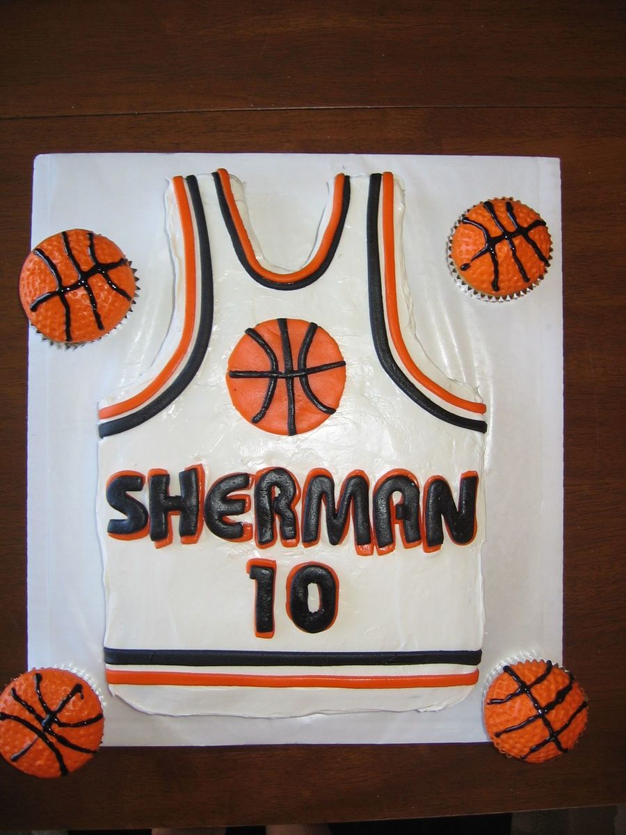 Basketball Jersey Cake - CakeCentral.com