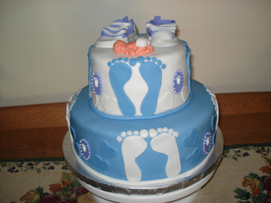 Baby Feet Cake - CakeCentral.com