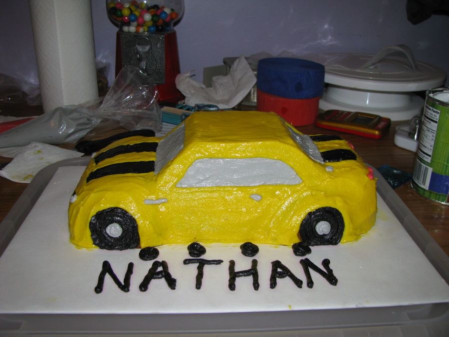 Bumblebee Car - CakeCentral.com