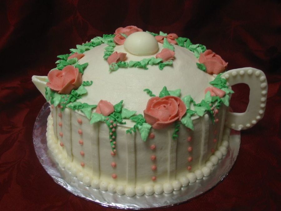 Teapot Cake - CakeCentral.com