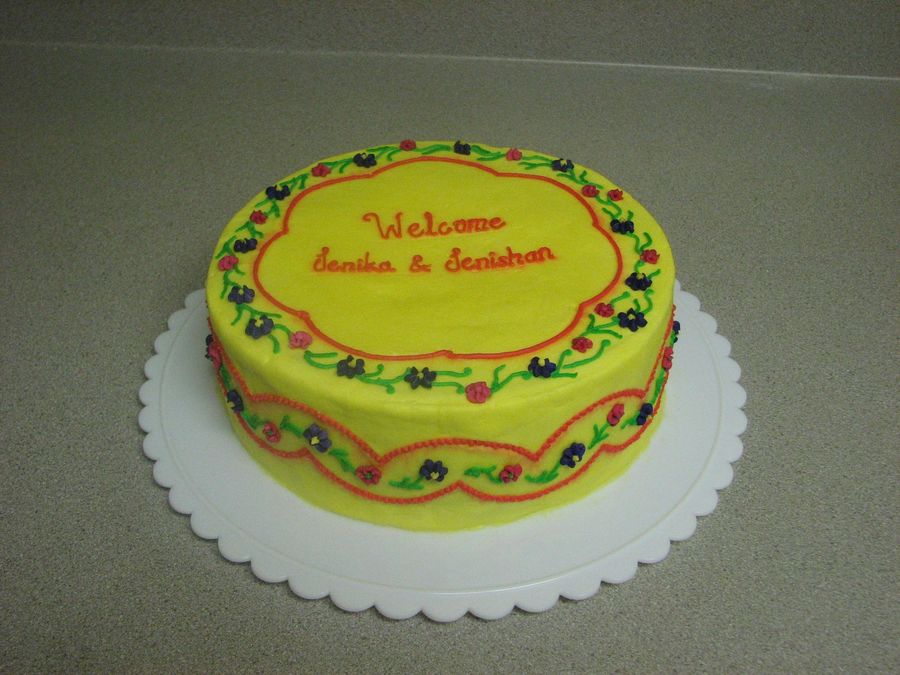 Welcome Cake - CakeCentral.com