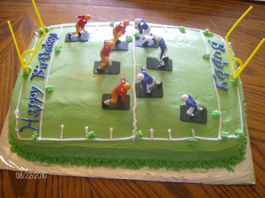 Football Field Cake - CakeCentral.com