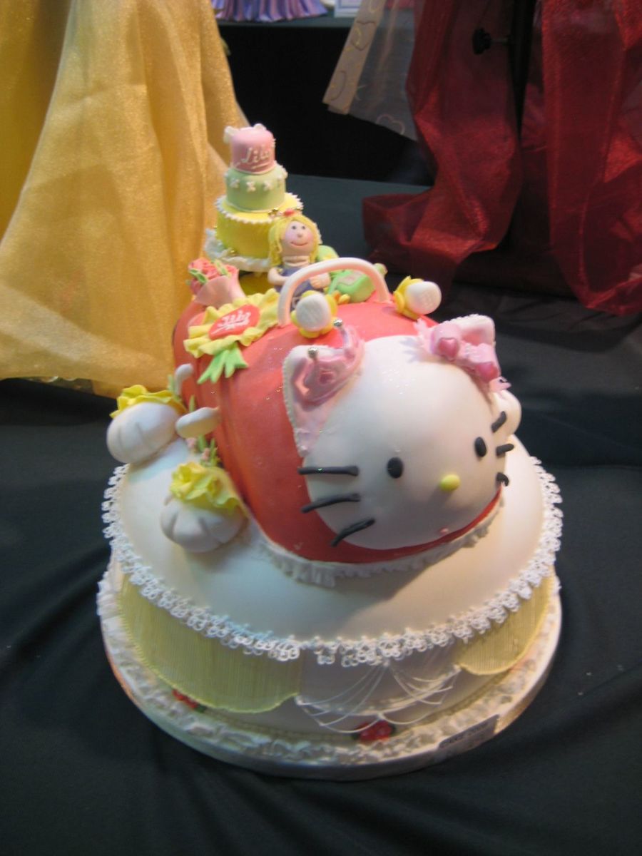 Hola Kitty Birthday Cake - CakeCentral.com