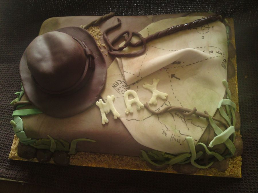 Indiana Jones Themed Cake - CakeCentral.com