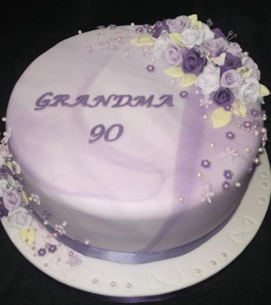 90Th Birthday Cake - CakeCentral.com