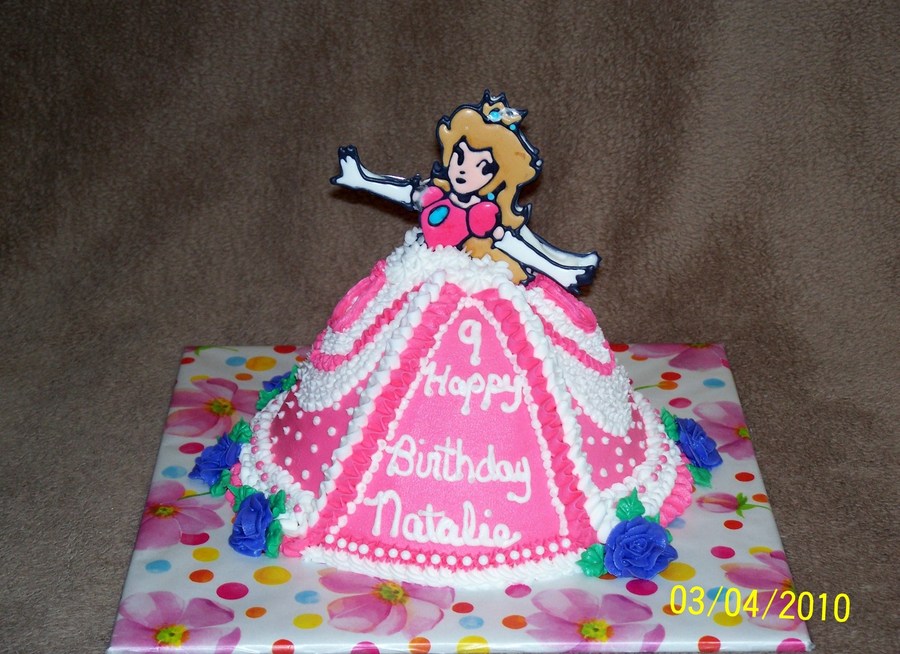 Princess Peach From Mario Bros. - CakeCentral.com