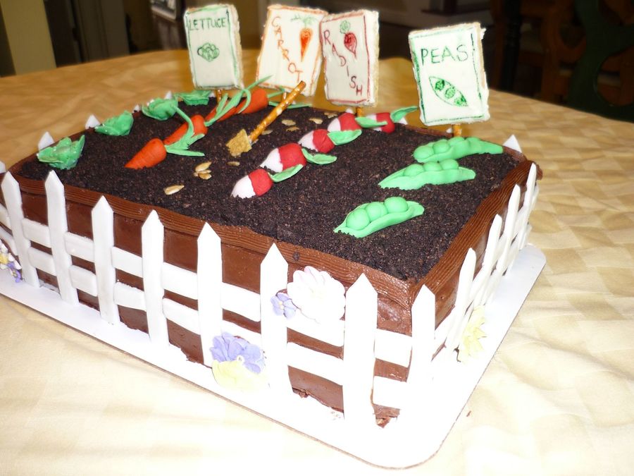 Vegetable Garden Cake - CakeCentral.com
