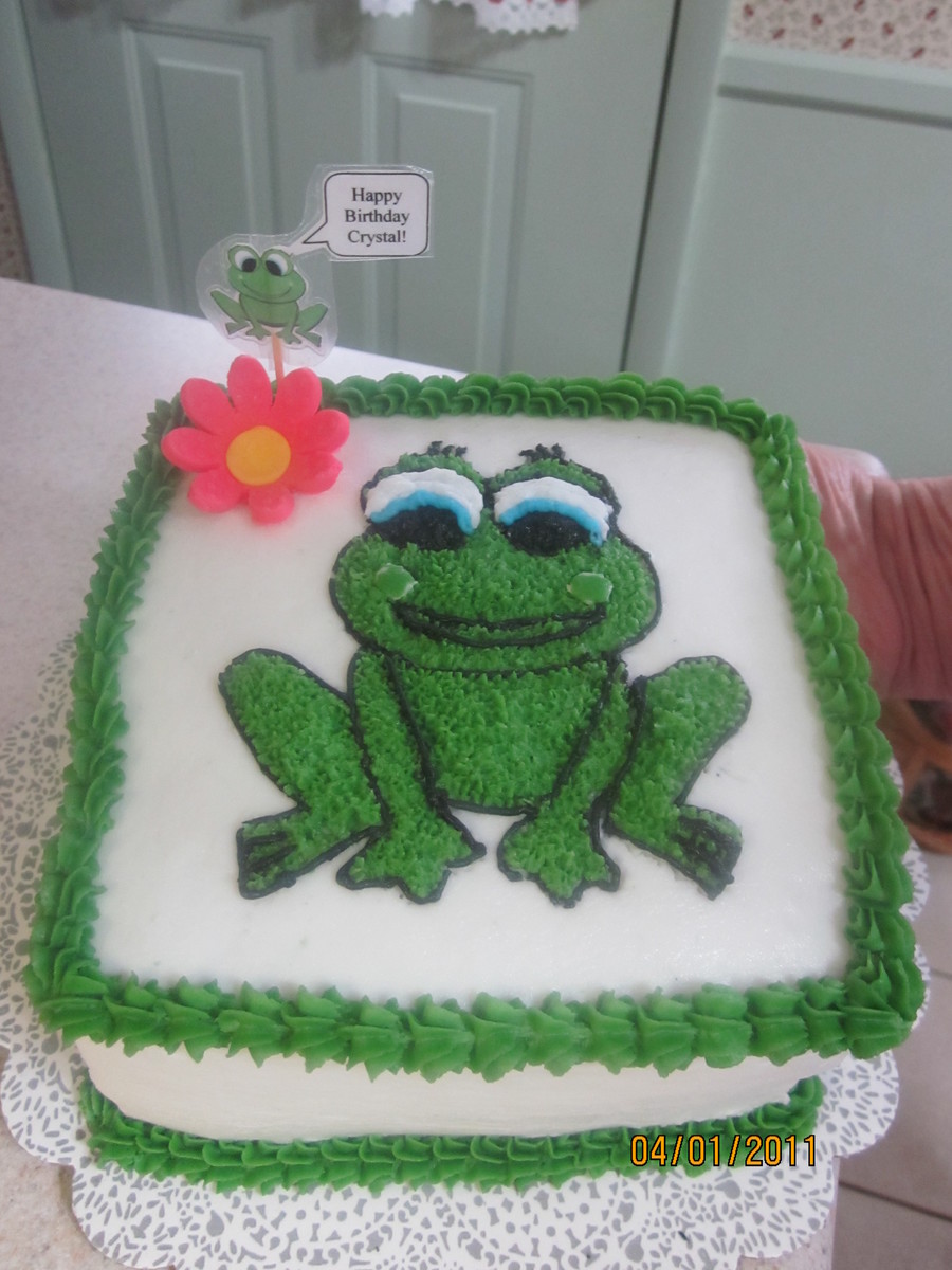 Frog Birthday Cake - CakeCentral.com