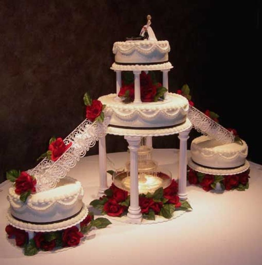 Rose Fountain - CakeCentral.com