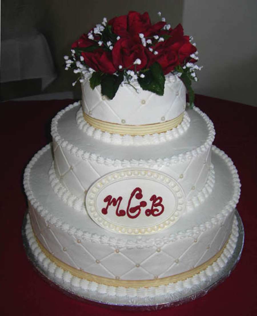 Quilted Monogram - CakeCentral.com