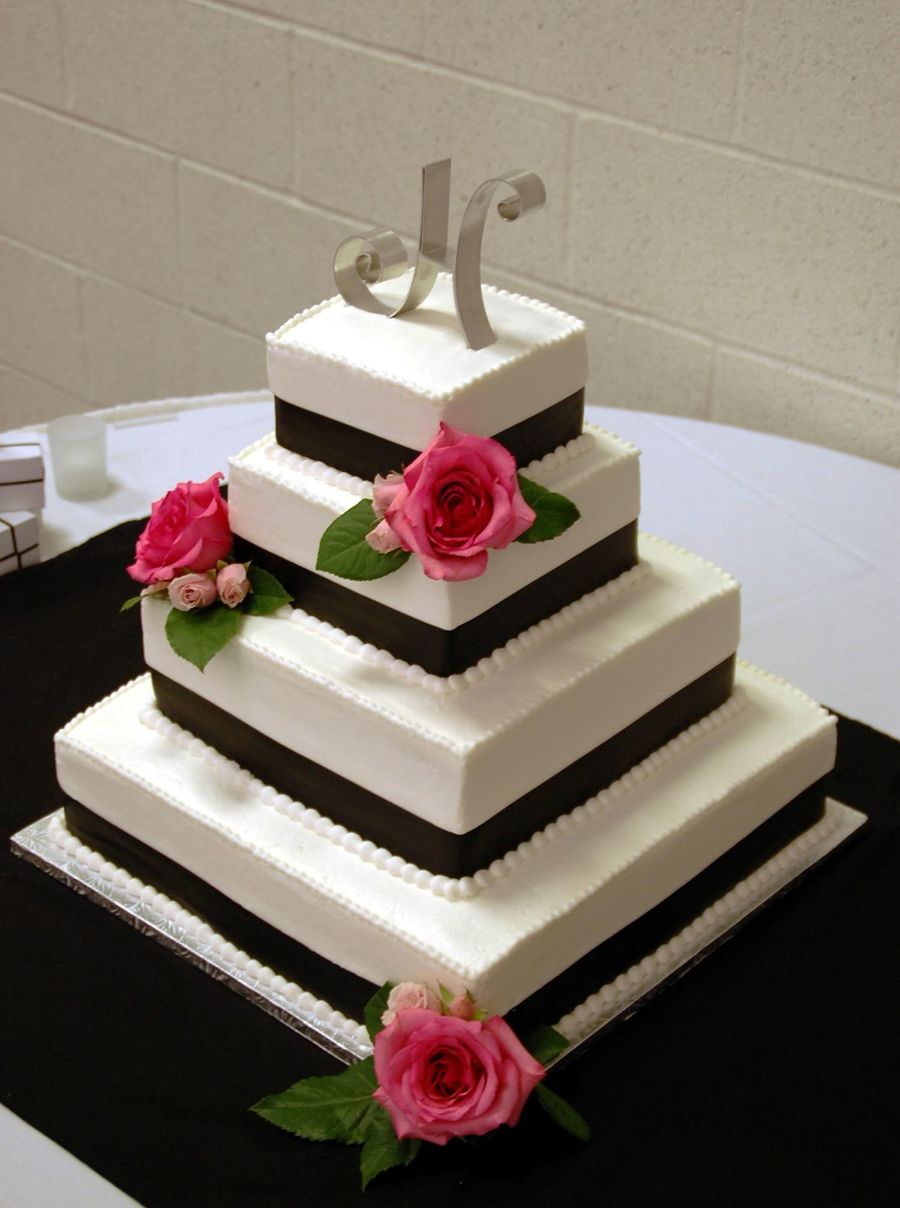 Simply Black Square - CakeCentral.com