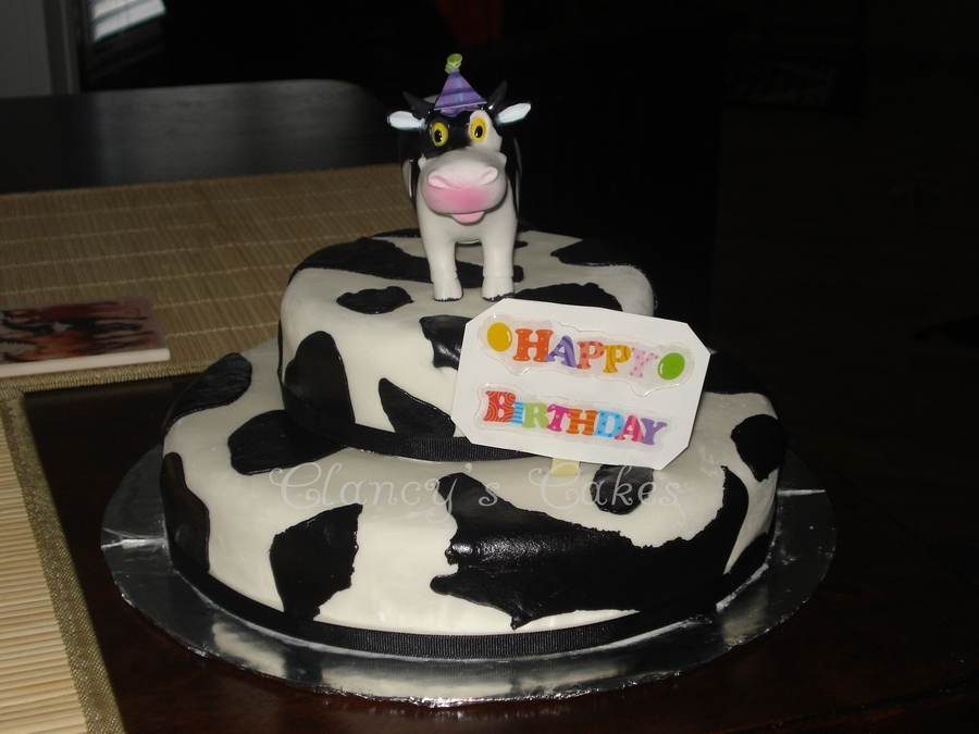 Cow Hide Cake - CakeCentral.com