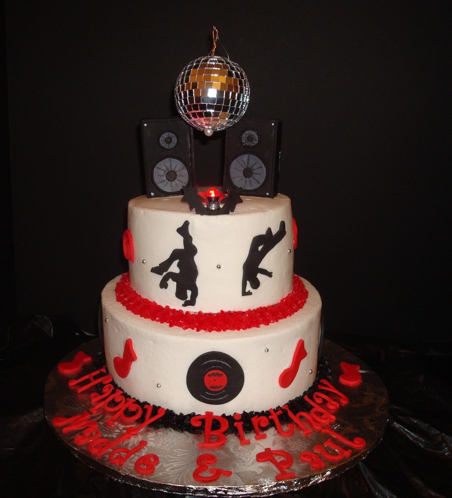 Music And Dance Birthday Cake - CakeCentral.com